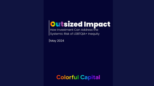 Outsized impact: How investment can address the systemic risk of ...