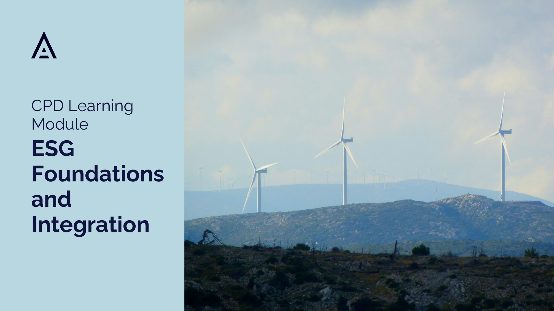 CPD Learning Modules - ESG Foundations and Integration - Altiorem